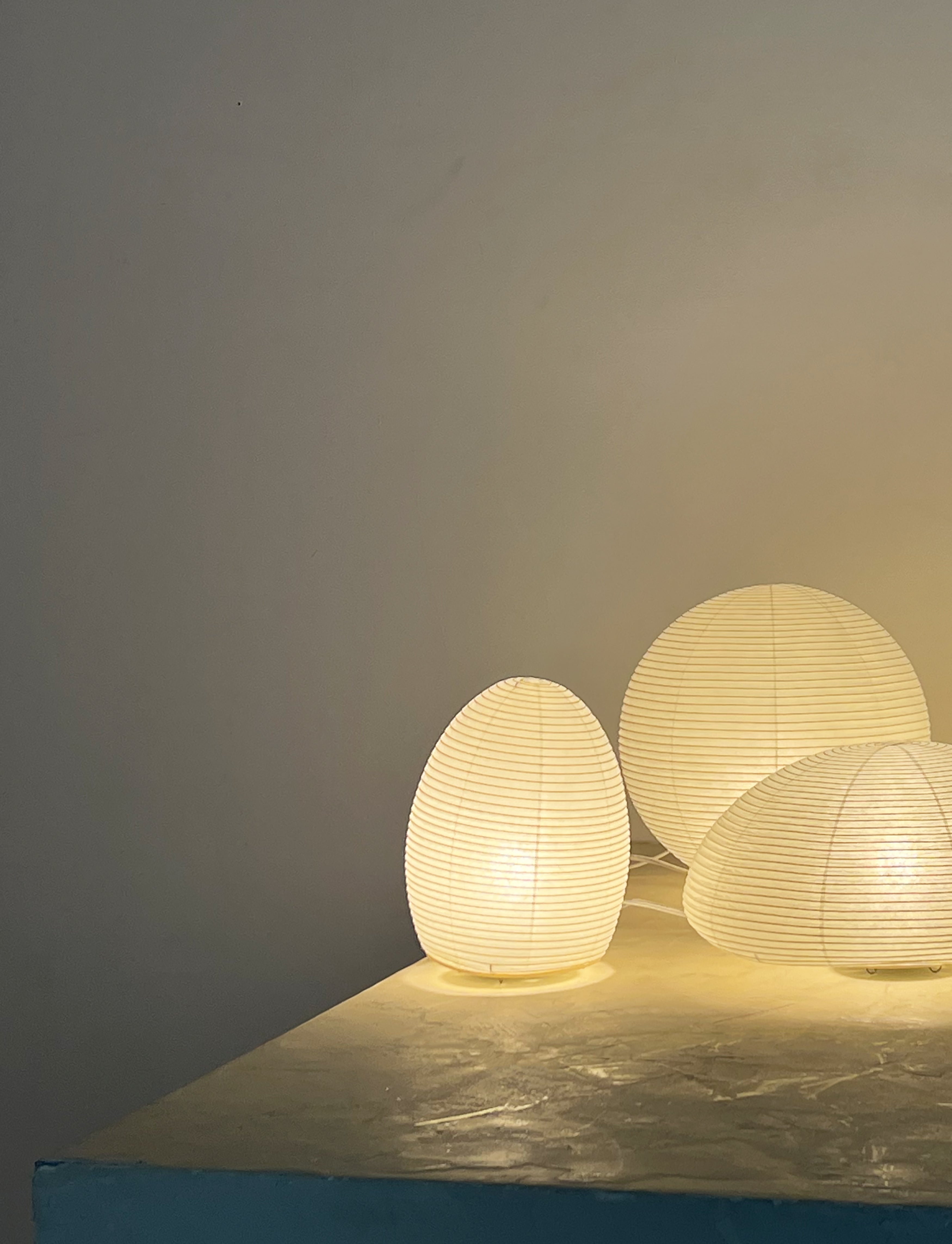 Japanese Rice Paper Egg Lamp by Shigeru Uchida – Home Union NYC