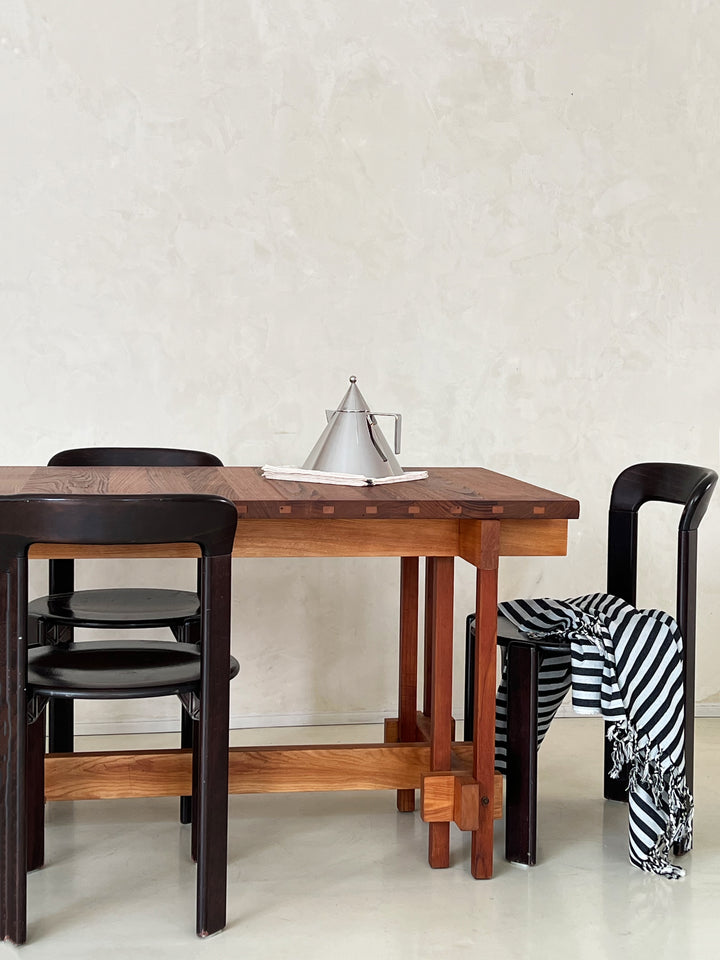 Vintage Solid Wood Craftsman-Made Dining Table – Home Union NYC