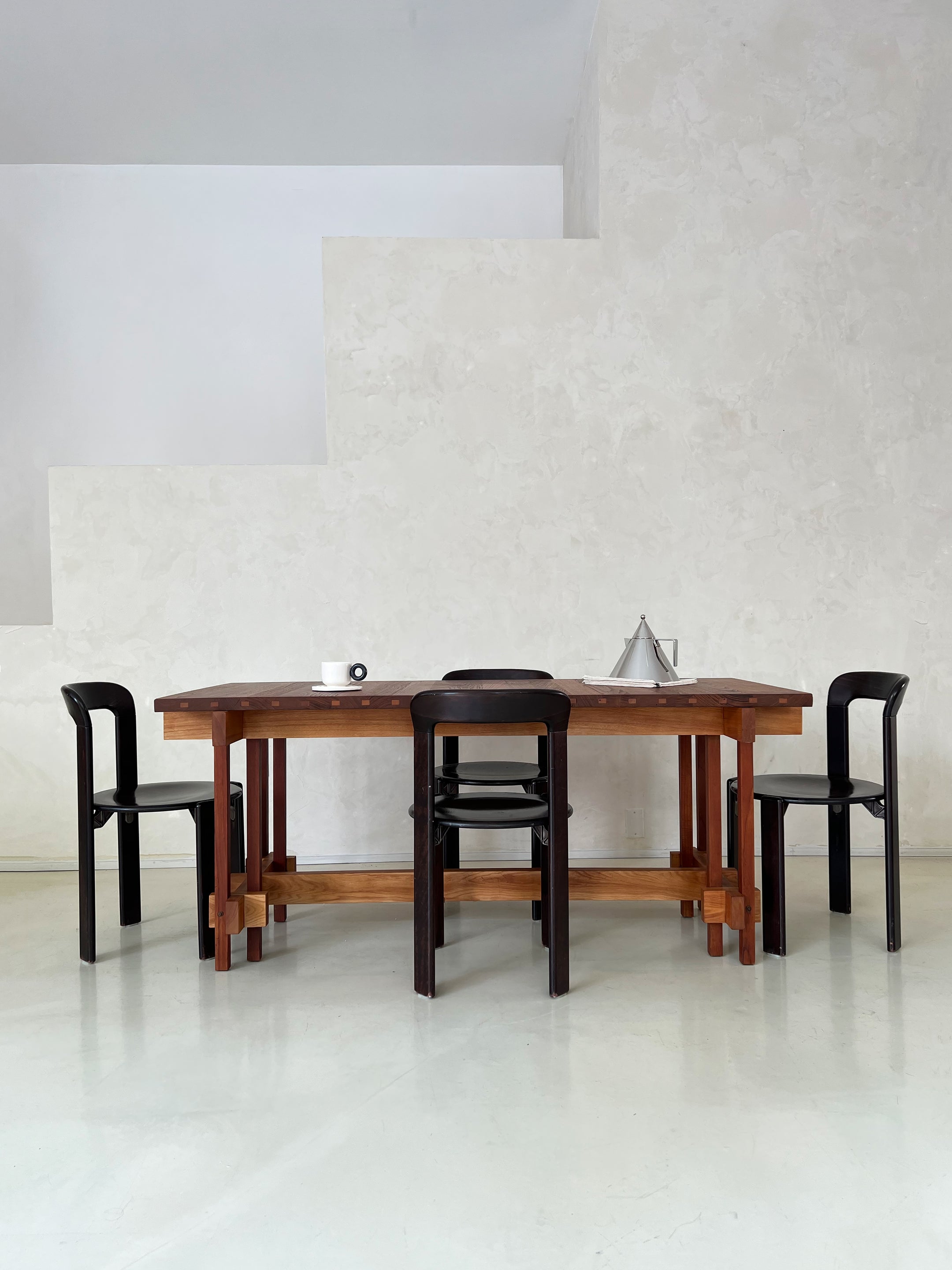 Vintage Solid Wood Craftsman-Made Dining Table – Home Union NYC