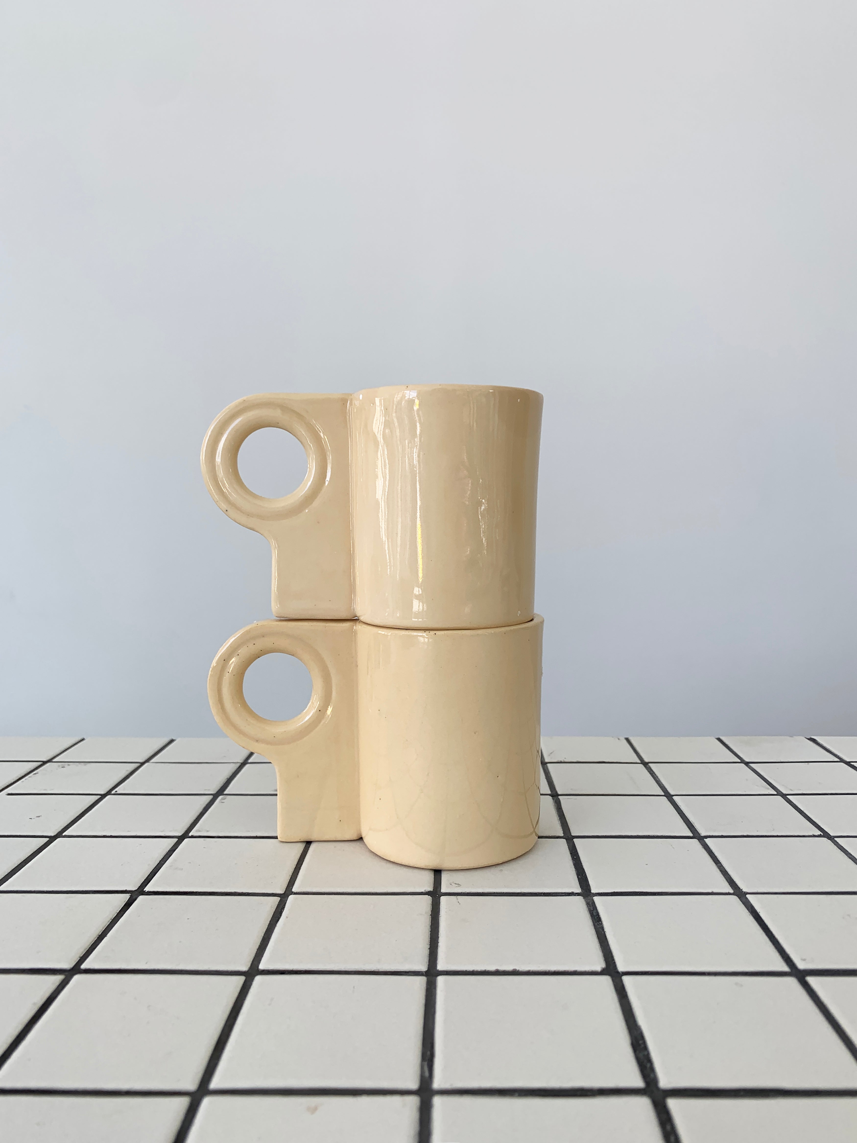 Pale Yellow Ceramic Mug – Home Union NYC