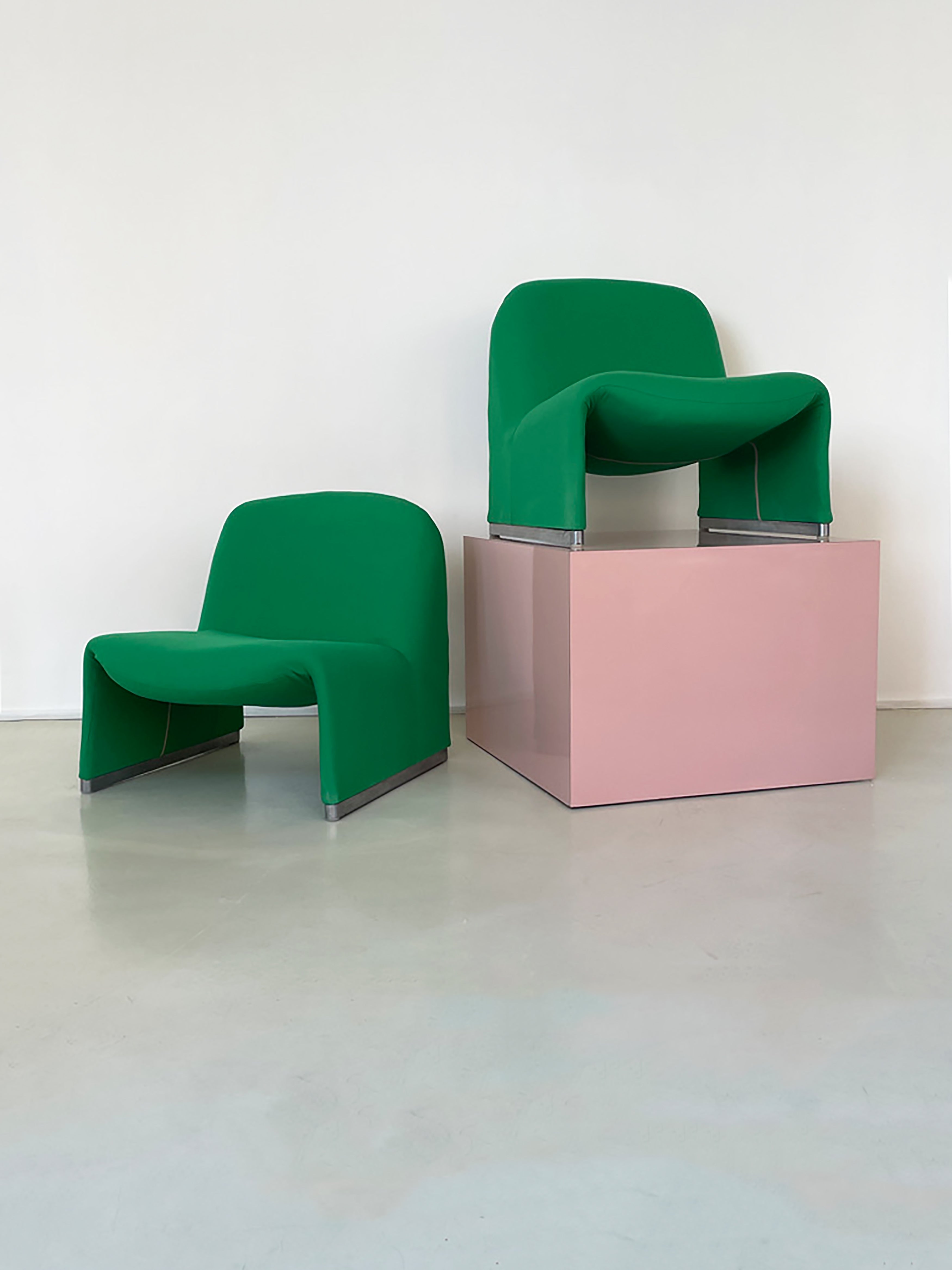 1970s Kelly Green Alky Chair by Giancarlo Piretti for Castelli – Home ...