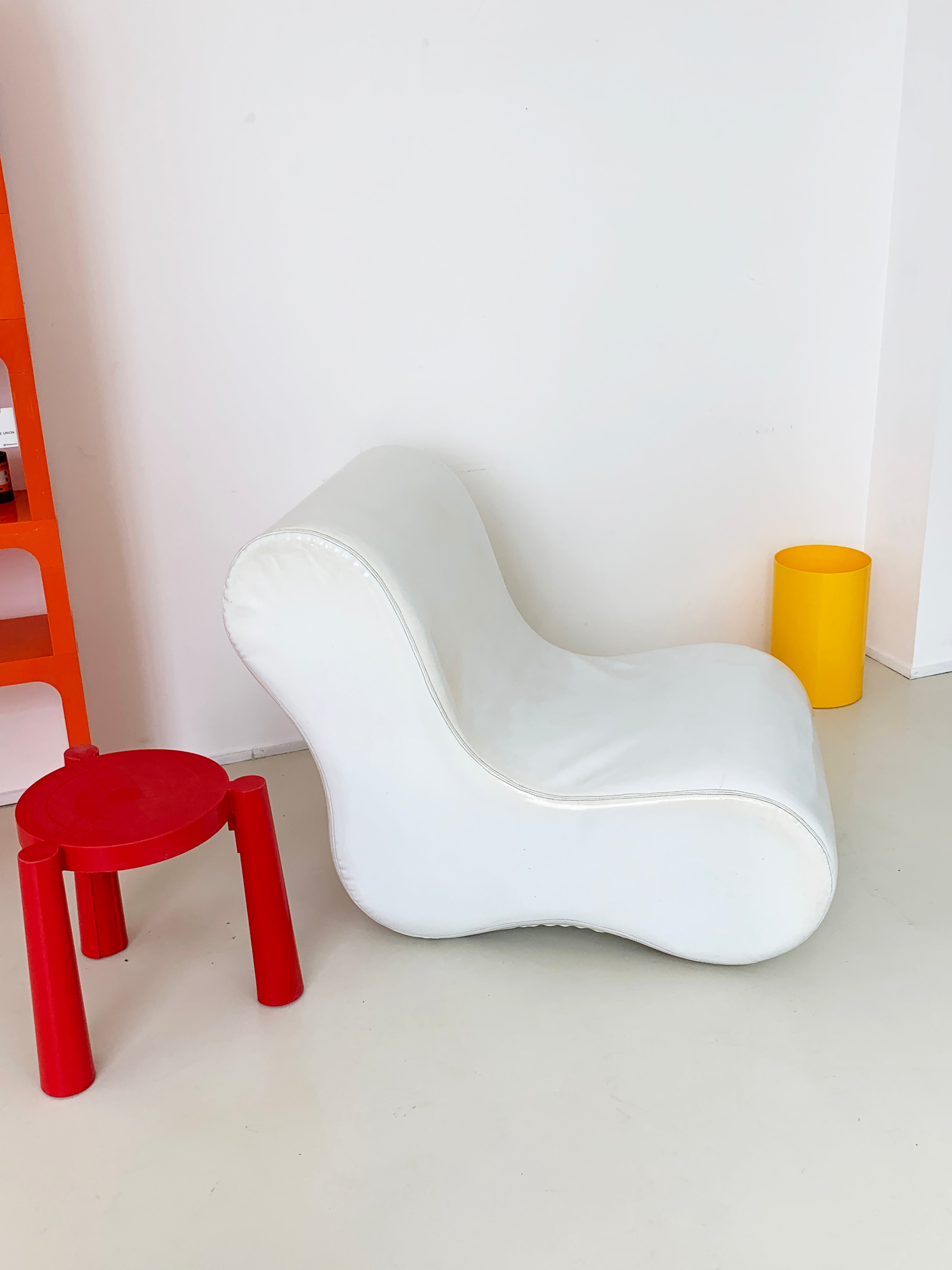 1968 Alvar PVC Lounge Chair by Giuseppe Raimondi for Gufram, Italy ...