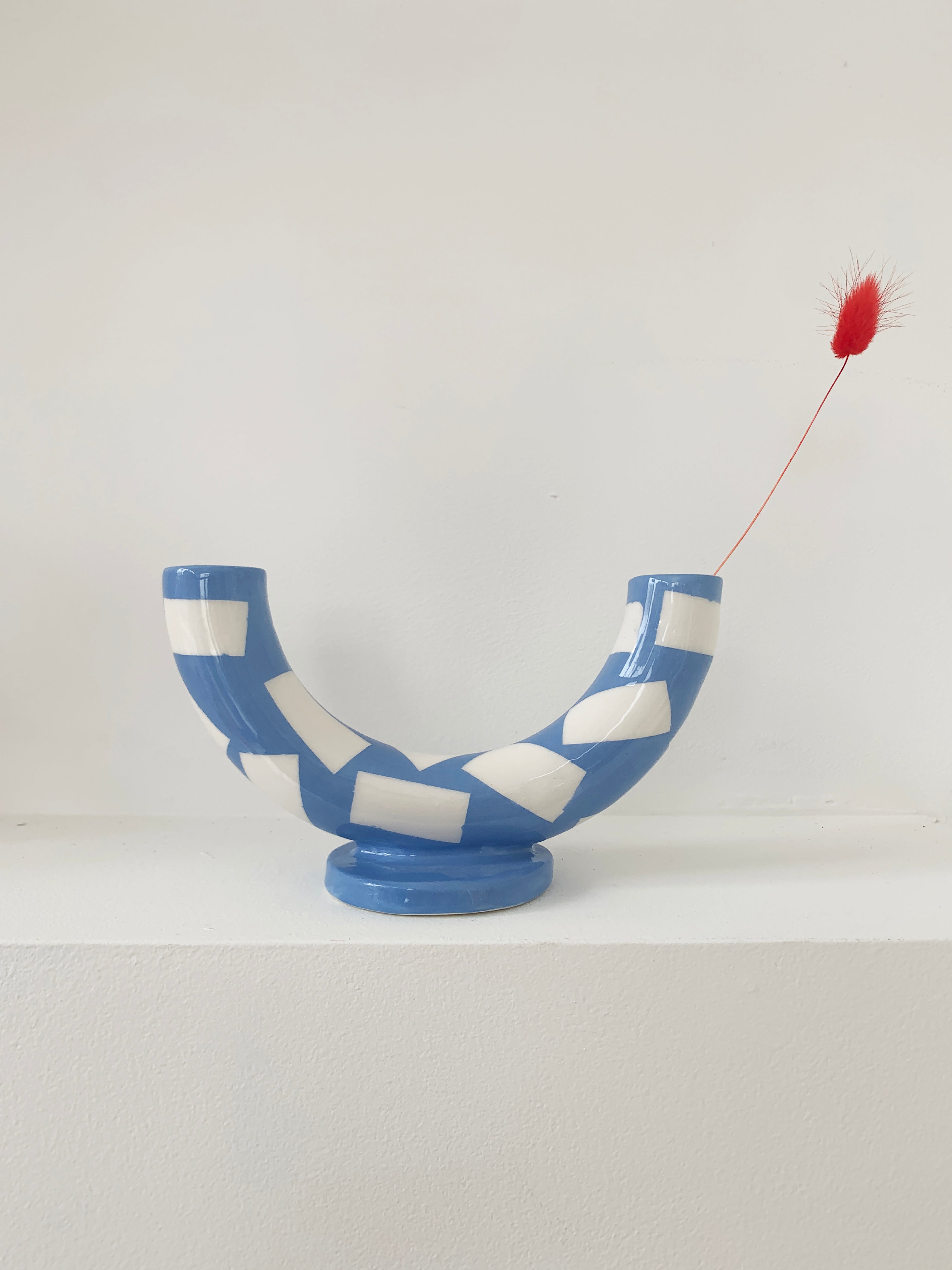 Ceramic Half Circle Curved Vase – Home Union NYC