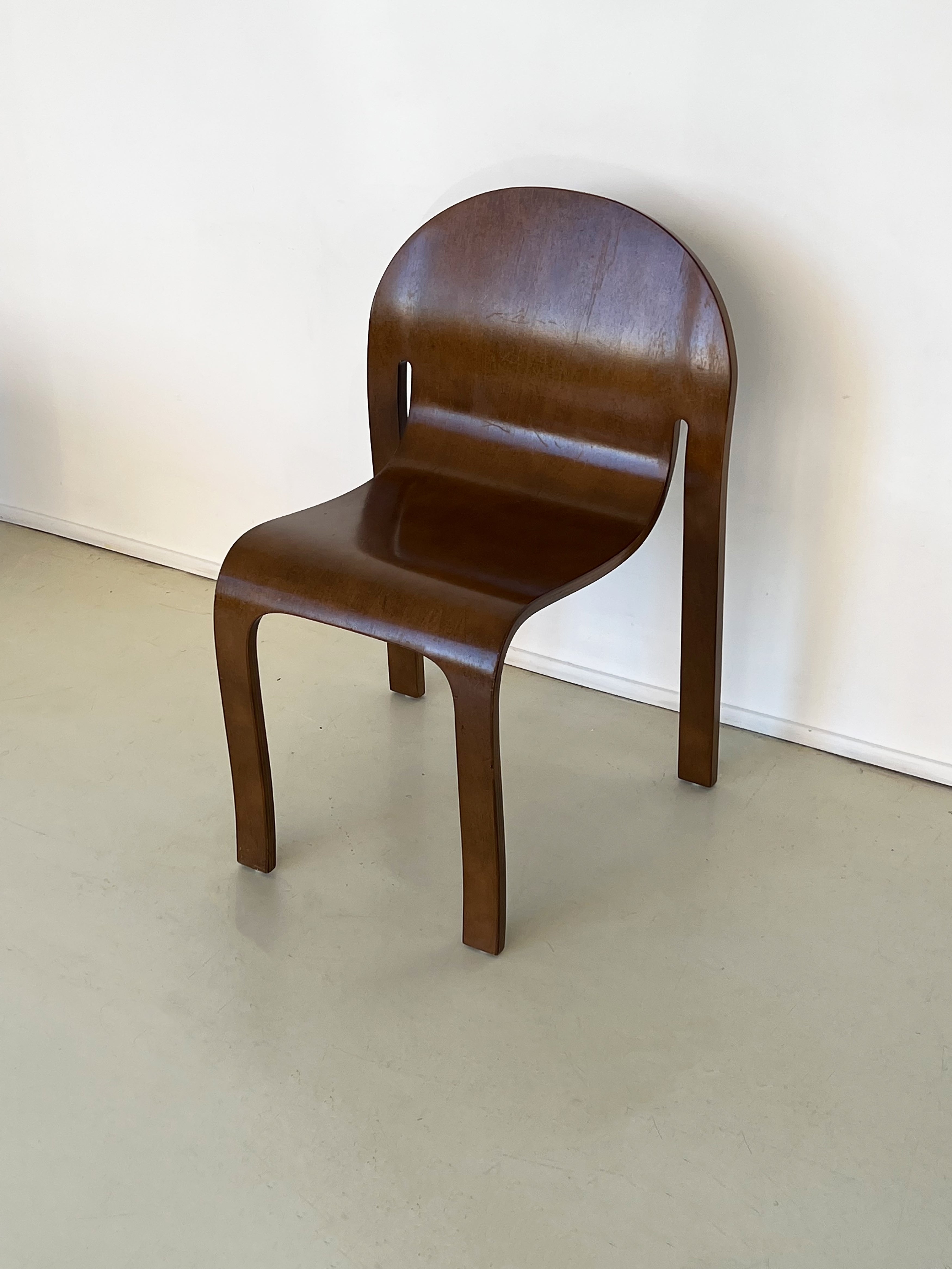 Post Modern Bent Plywood Bodyform Chair by Peter Danko – Home Union NYC