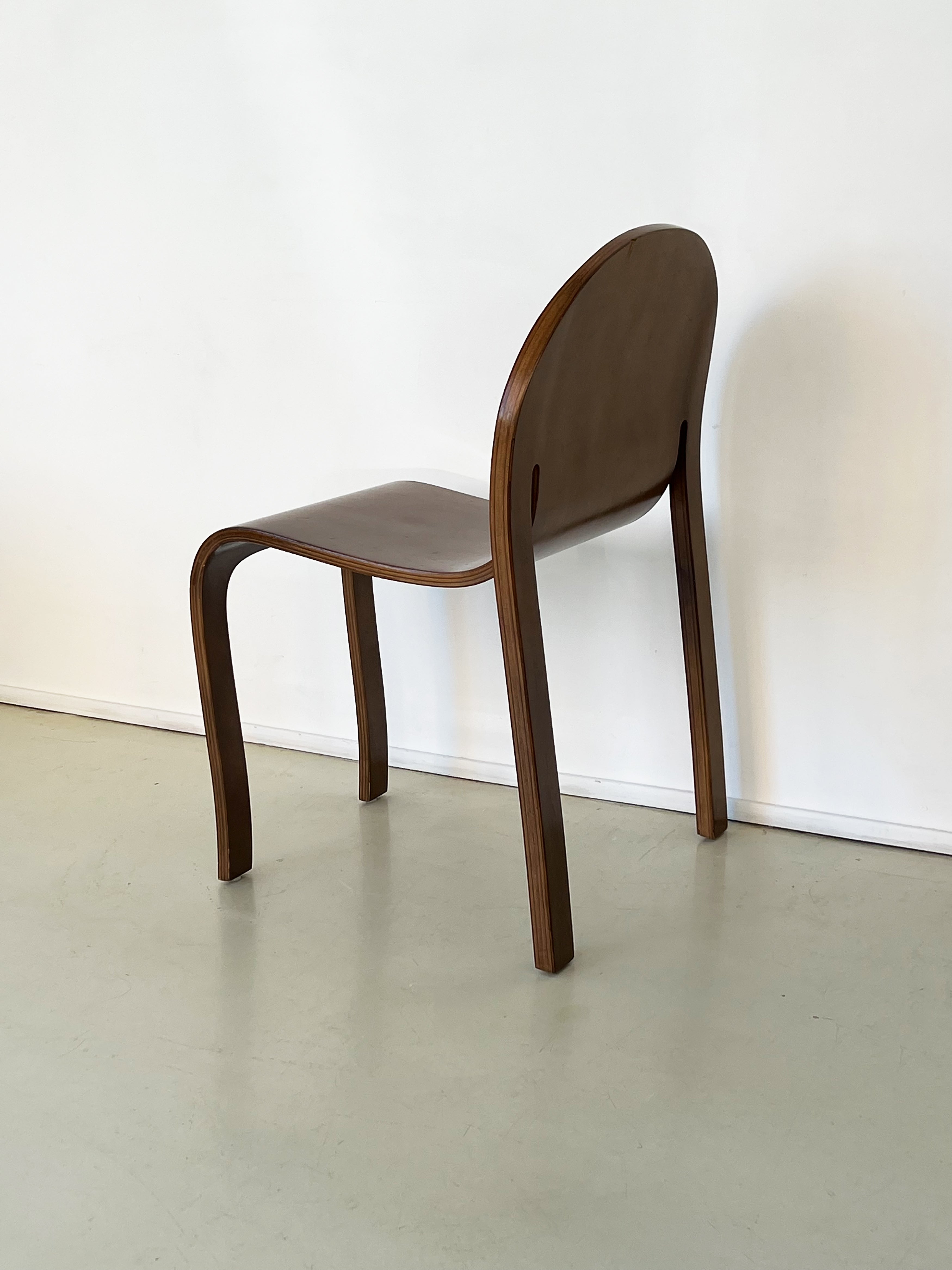 Post Modern Bent Plywood Bodyform Chair by Peter Danko – Home Union NYC