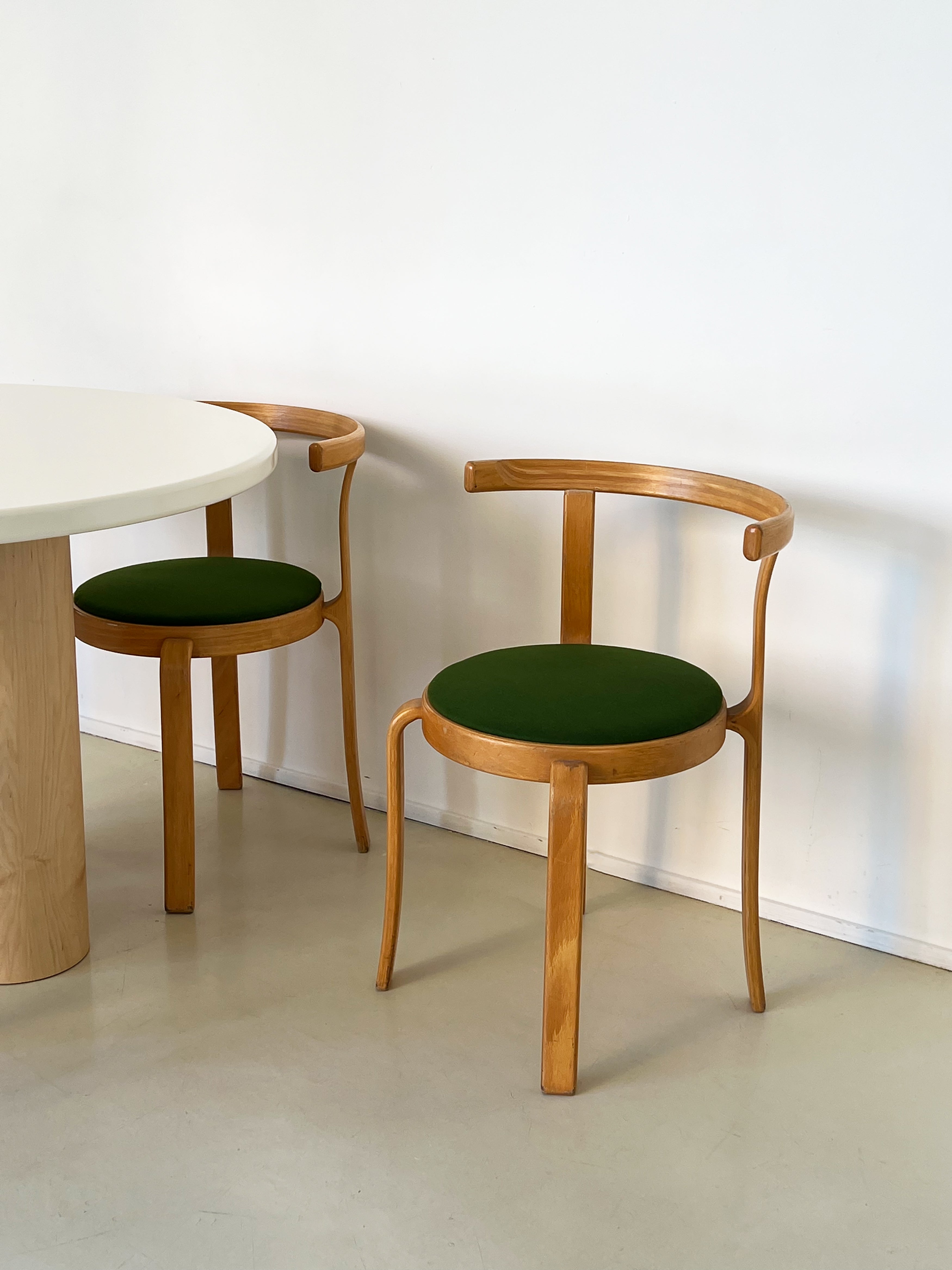 Vintage Green 8000 Series Beechwood Stacking Chairs, Set of 4 – Home ...