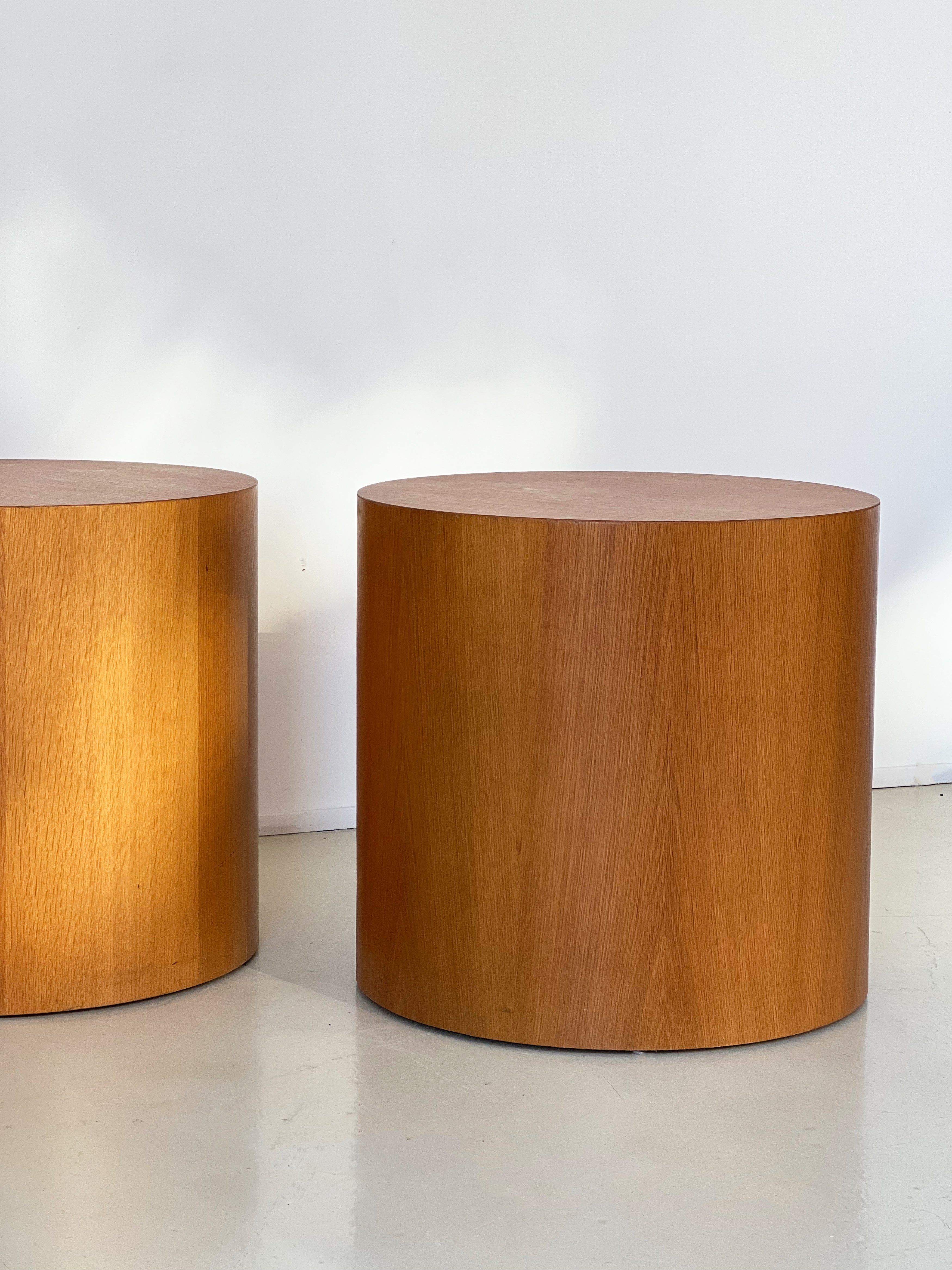 1970s Oak Paul Mayen for Intrex Drum Side Table – Home Union NYC