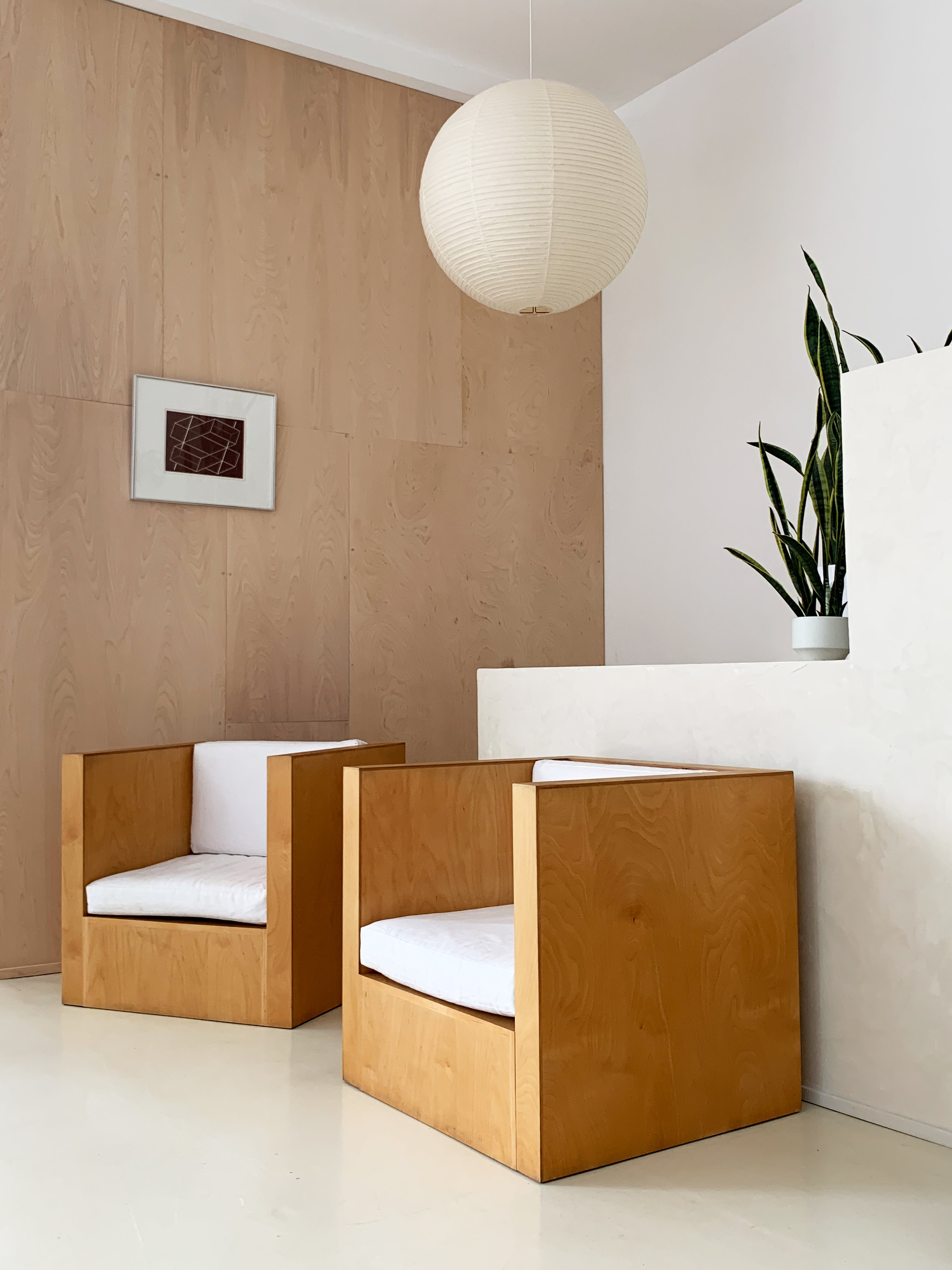 Vintage Boxy Plywood Club Chair - Each – Home Union NYC