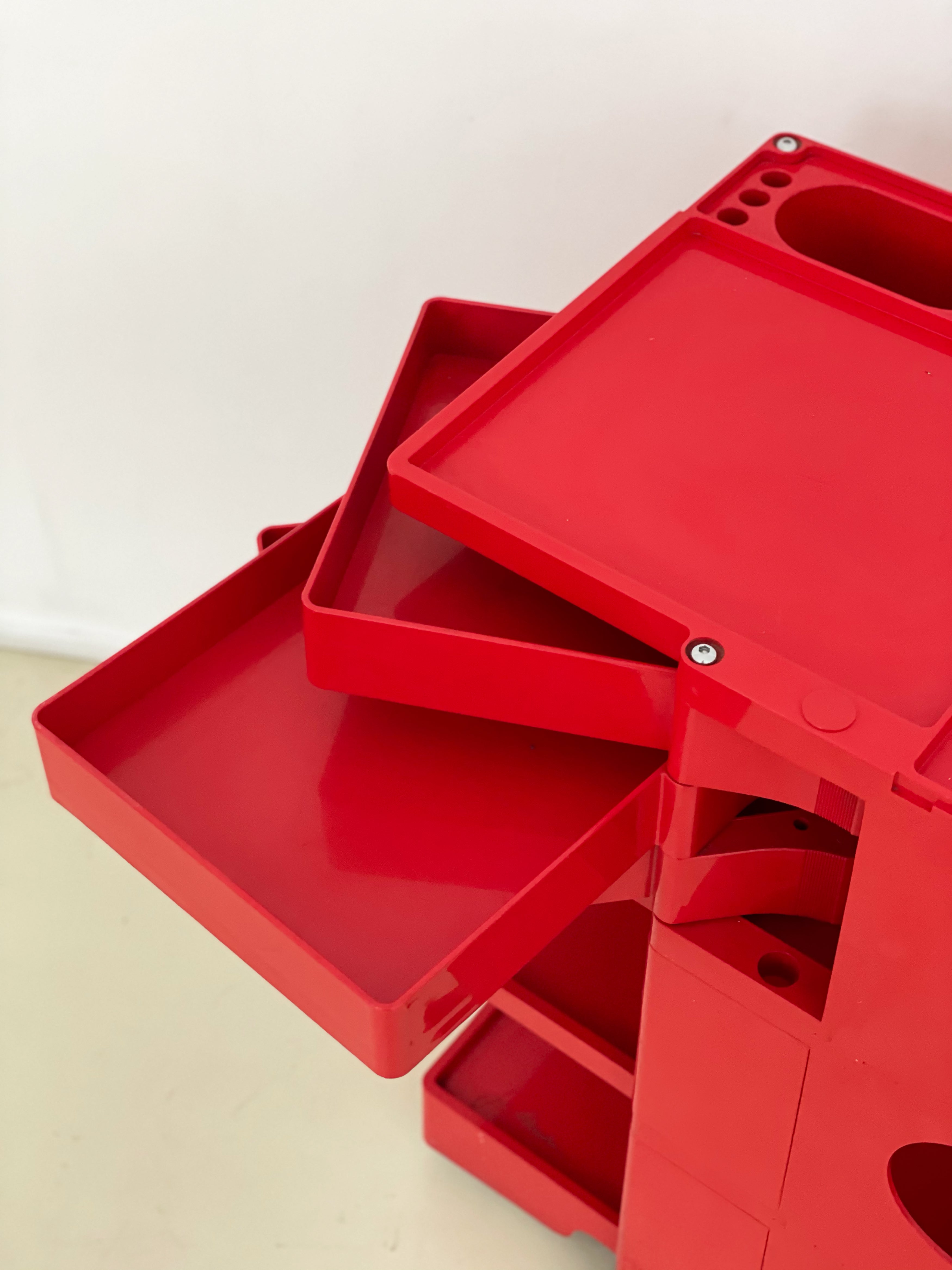 1970s Joe Colombo Red Plastic Boby Cart by Bieffeplast, Italy – Home ...