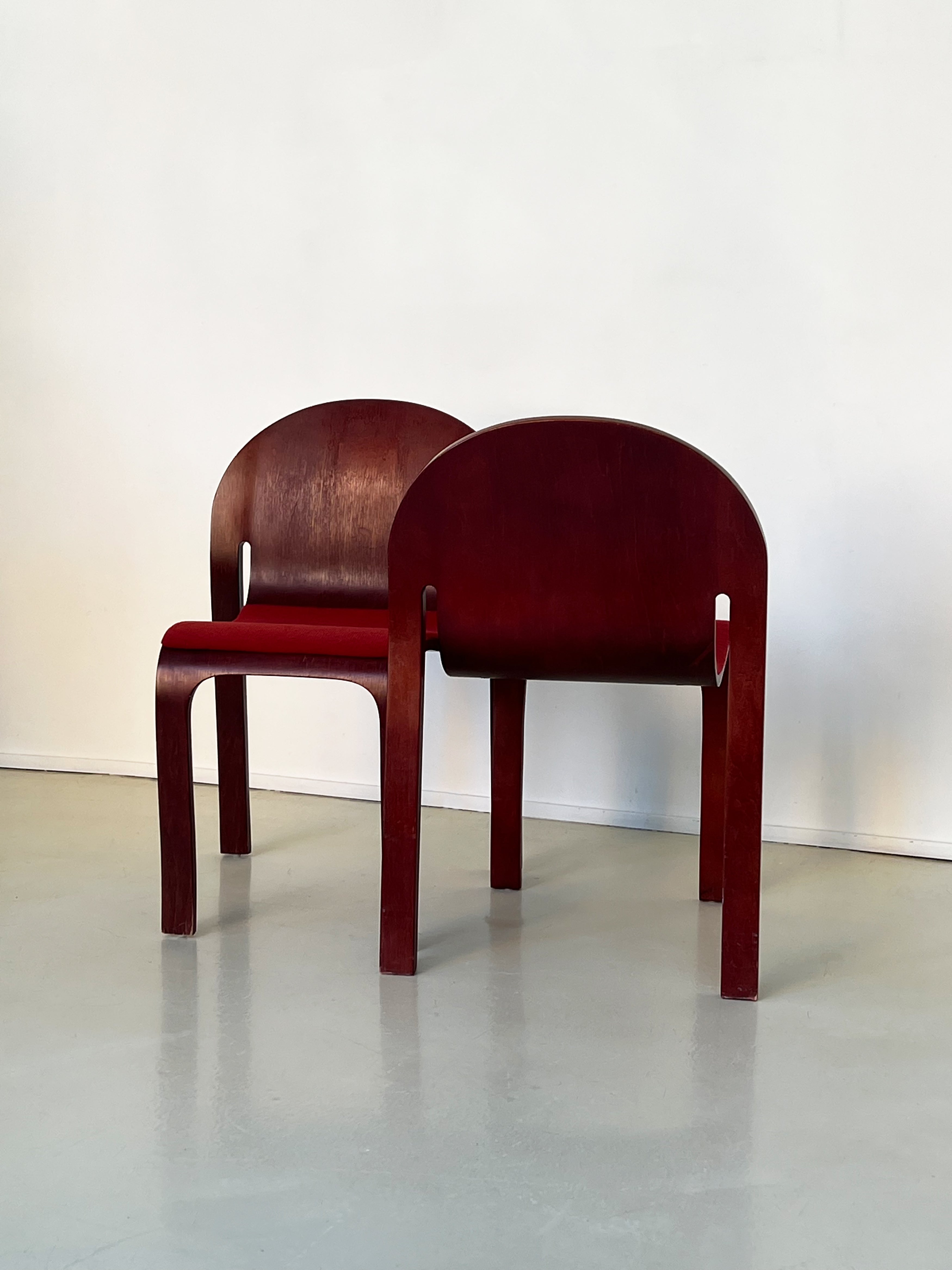 1980s Burgundy Peter Danko Body Form Chair – Home Union NYC