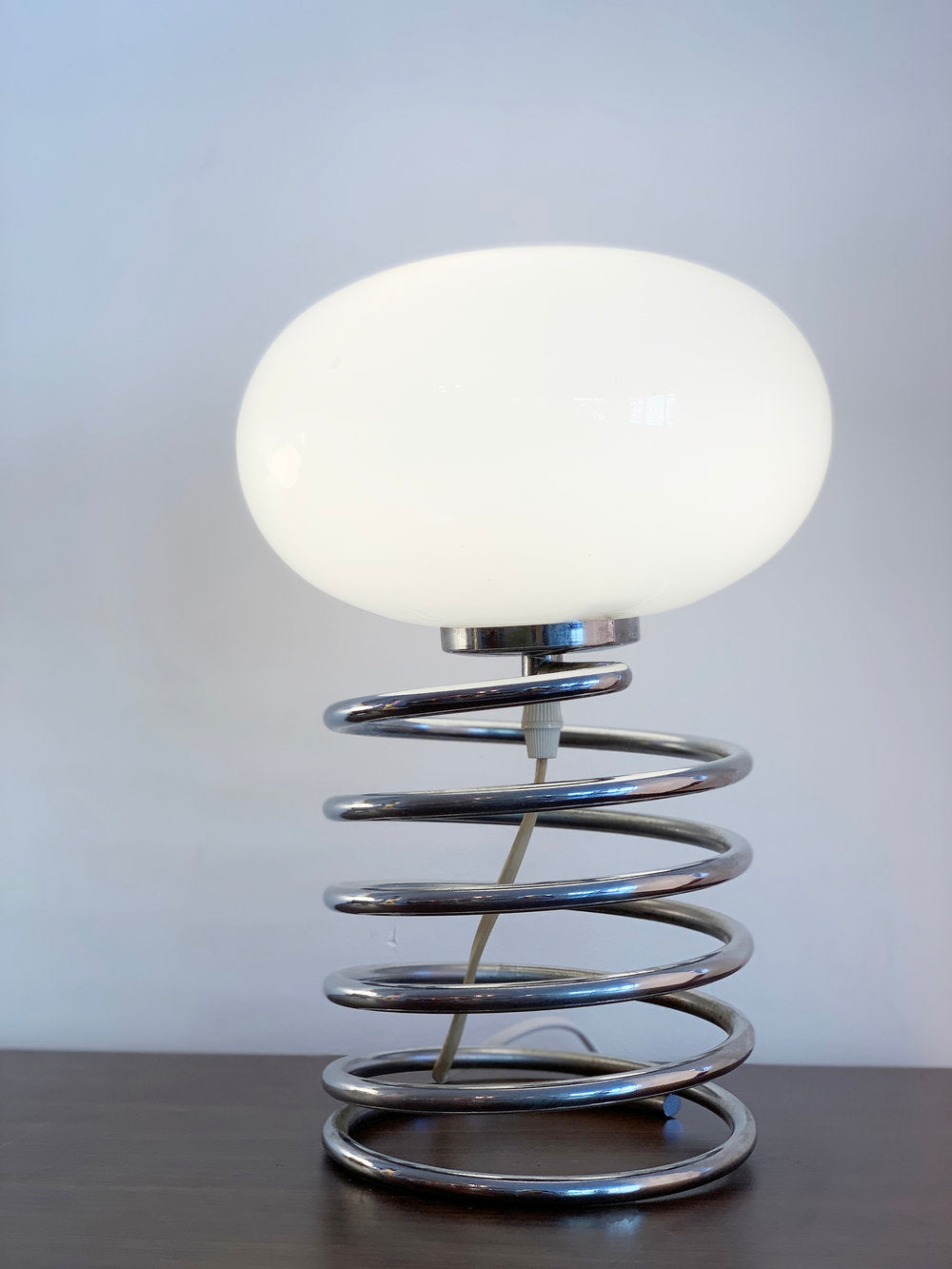 1970s German Ingo Maurer Spiral Spring Lamp – Home Union NYC